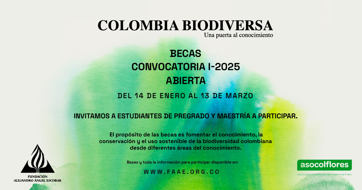 Convocatoria Becas Colombia Biodiversa I-2025